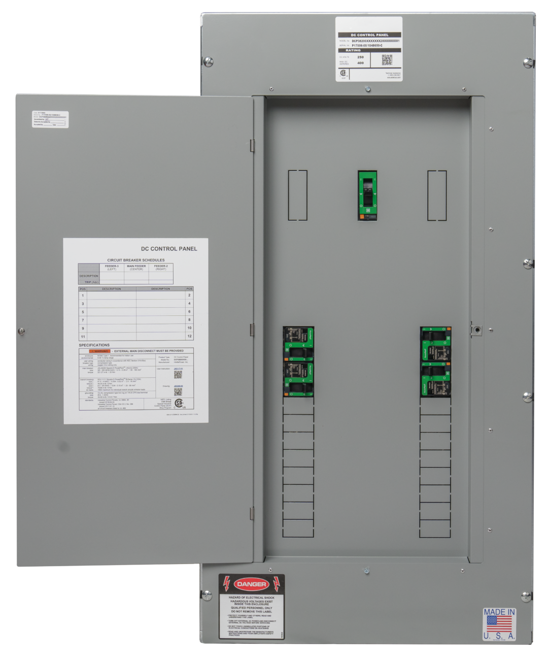 HindlePower DC Control Panel - Exponential Power